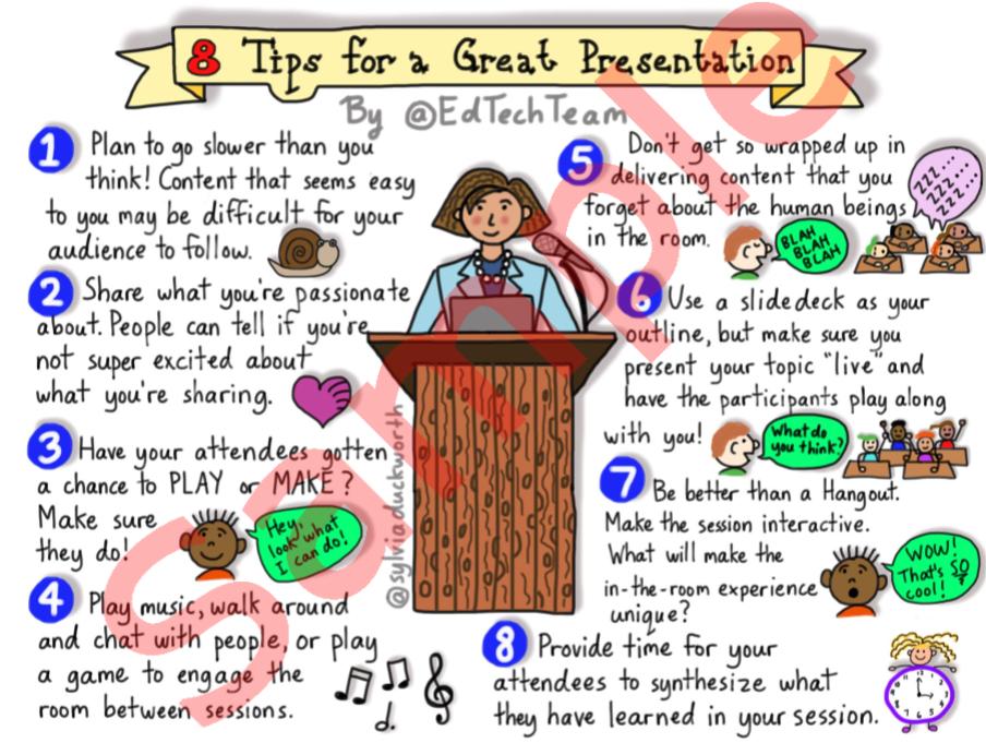 8 Tips For A Great Presentation Sylviaduckworth Shop